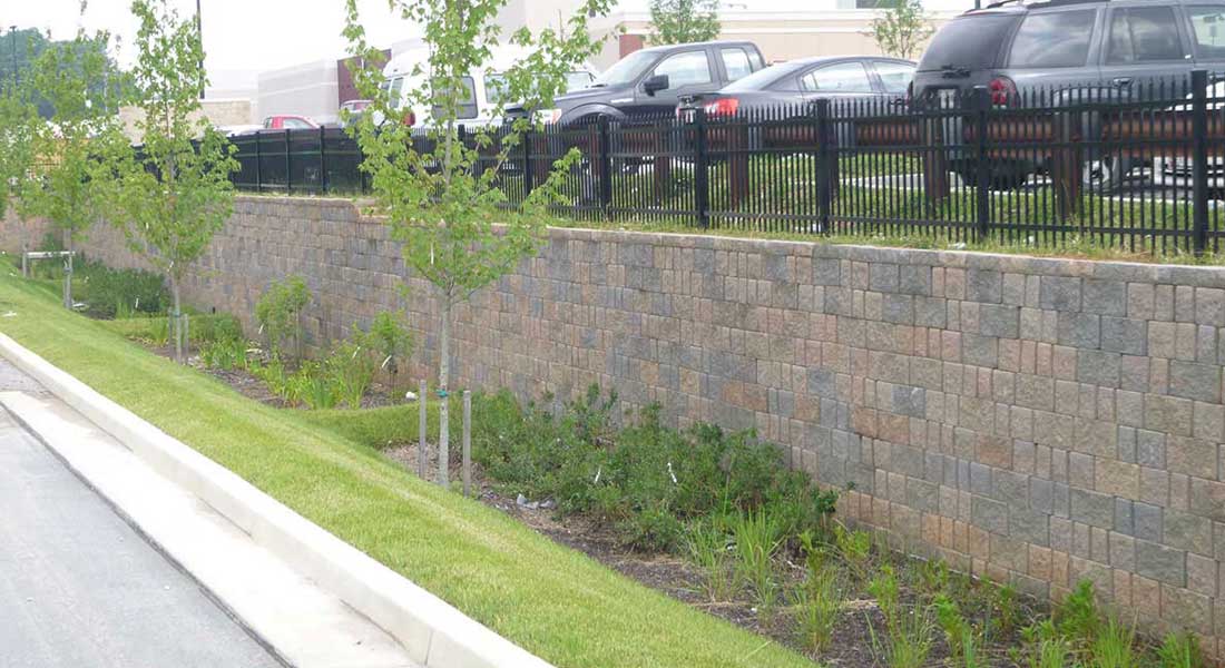 Keystone California Chateau Retaining Wall - RCP Block & Brick